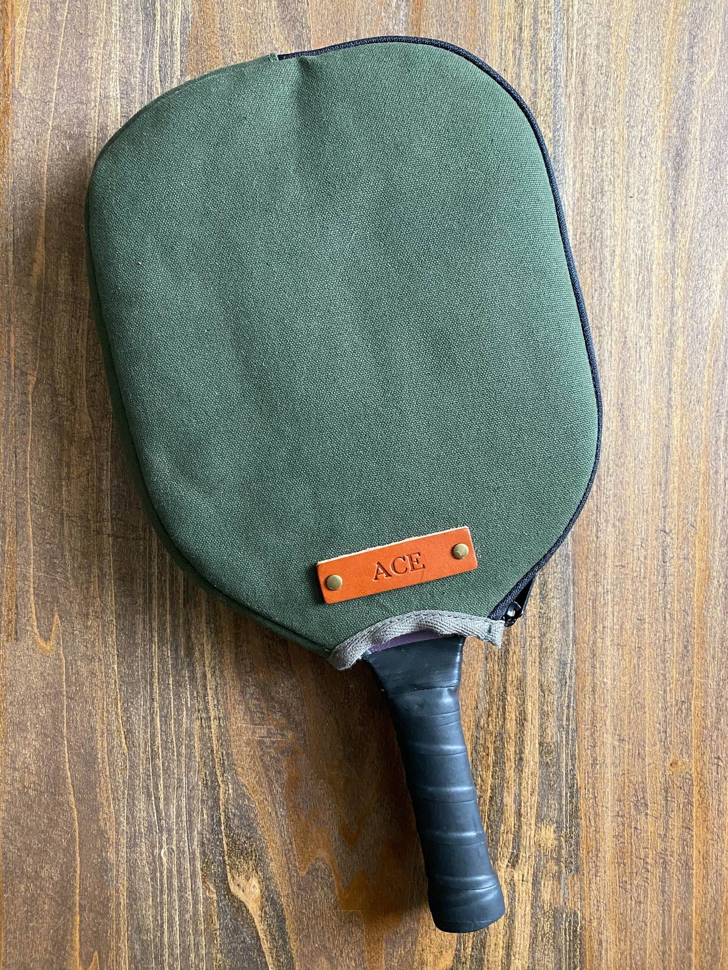 Canvas Pickleball Paddle Cover – Timberbloom