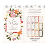 The Flower Garden 12-Month Perpetual Calendar – Timberbloom