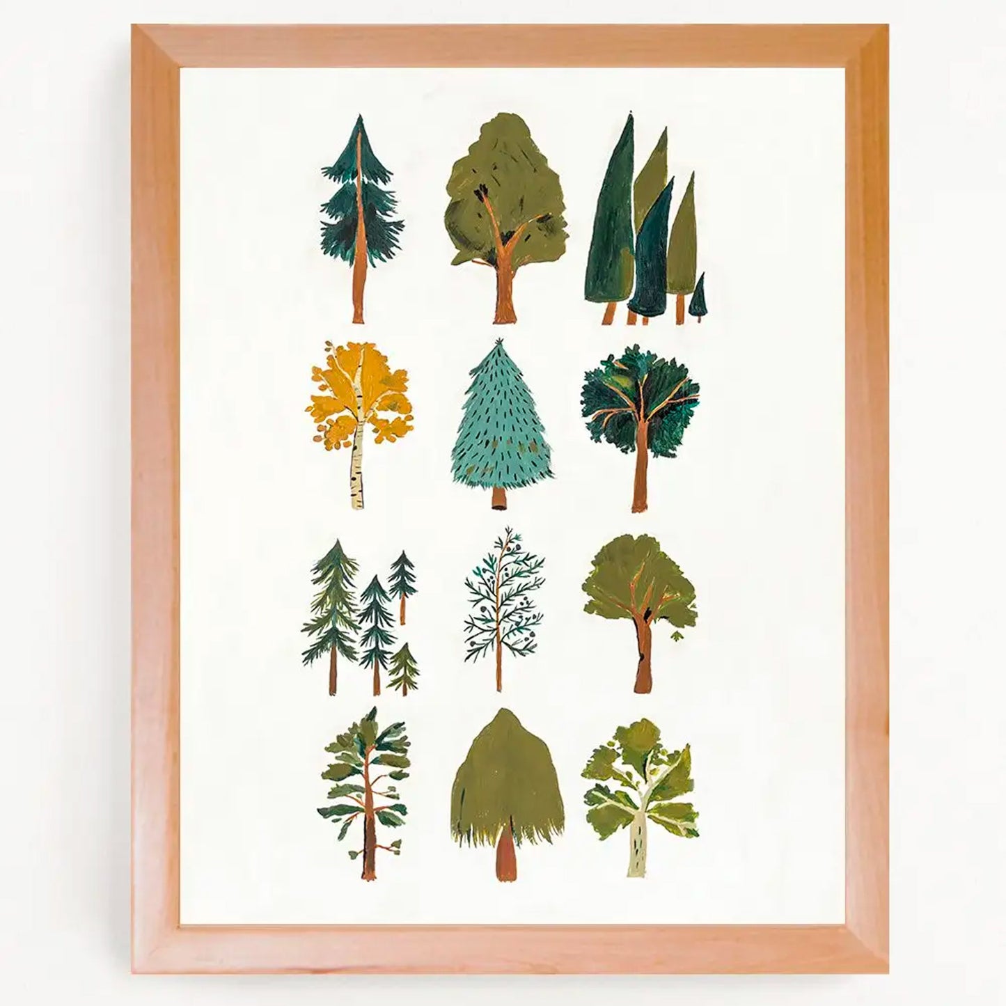 Forest Trees Art Print – Timberbloom